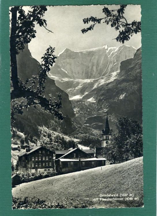 Grindelwald mit Fiescherhörner, 1957 (Gebraucht) in Sargans für CHF 4 – mit Lieferung auf ...