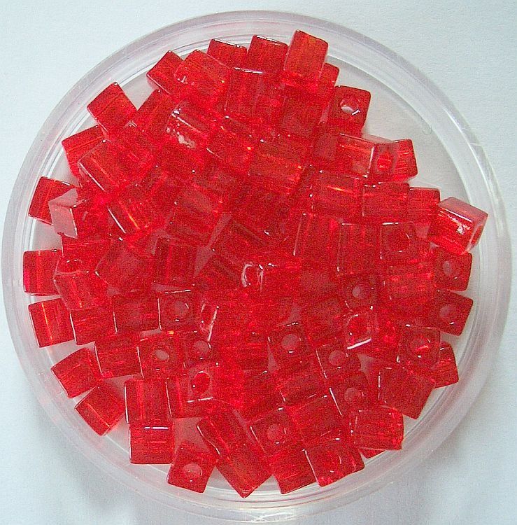 Glaswürfeli Rot transparent 4 mm (Neu und originalverpackt) in Gunzwil für CHF 2 – mit Lieferung ...