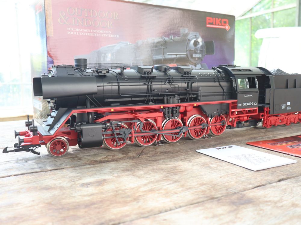 PIKO/LGB BR 50 grosse Dampflok 37240 - Spur G - Neuwertig (Gebraucht ...