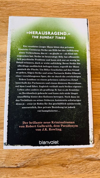 Robert Galbraith (J.K. Rowling Pseudonym) - Weisser Tod (Neu (gemäss ...