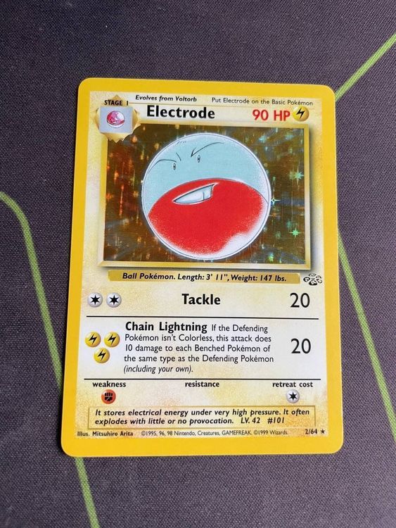 Pokemon Card - Electrode EN Jungle 2/64 | Kaufen auf Ricardo