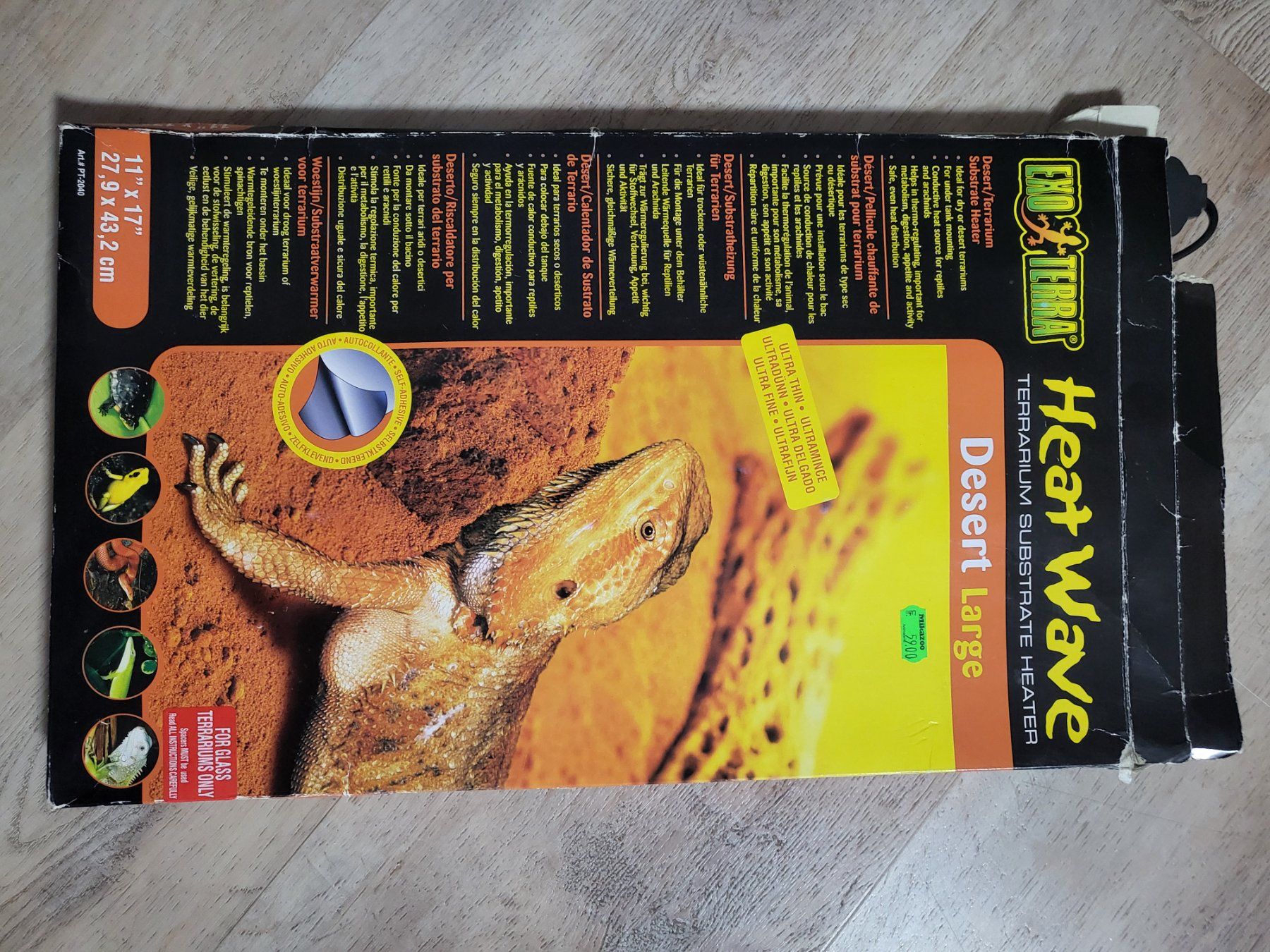 Terrarienheizung Exo Terra Heat Wave Large 25 Watt (Neu und ...