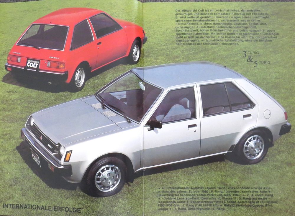 Prospekt Mitsubishi Colt von 1980 | Kaufen auf Ricardo