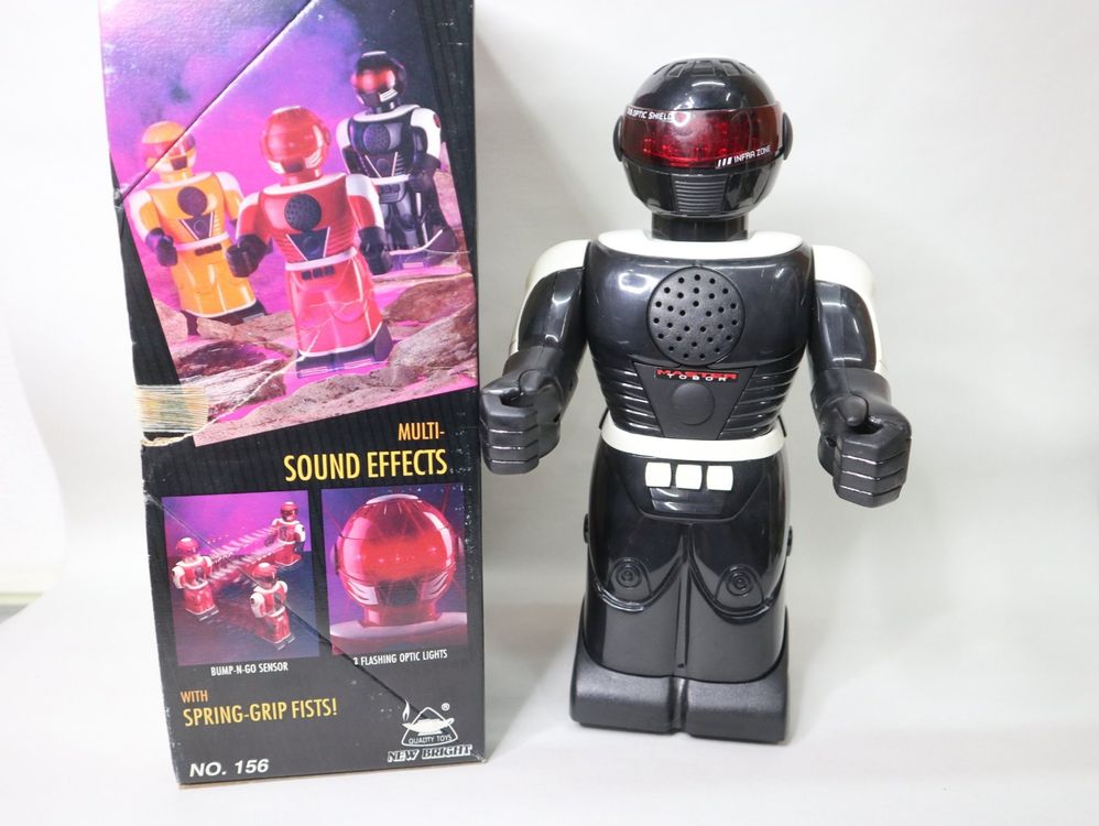 1995 Roboter Master Tobor Robot Bump-N-Go Licht und Sound (Neu (gemäss ...
