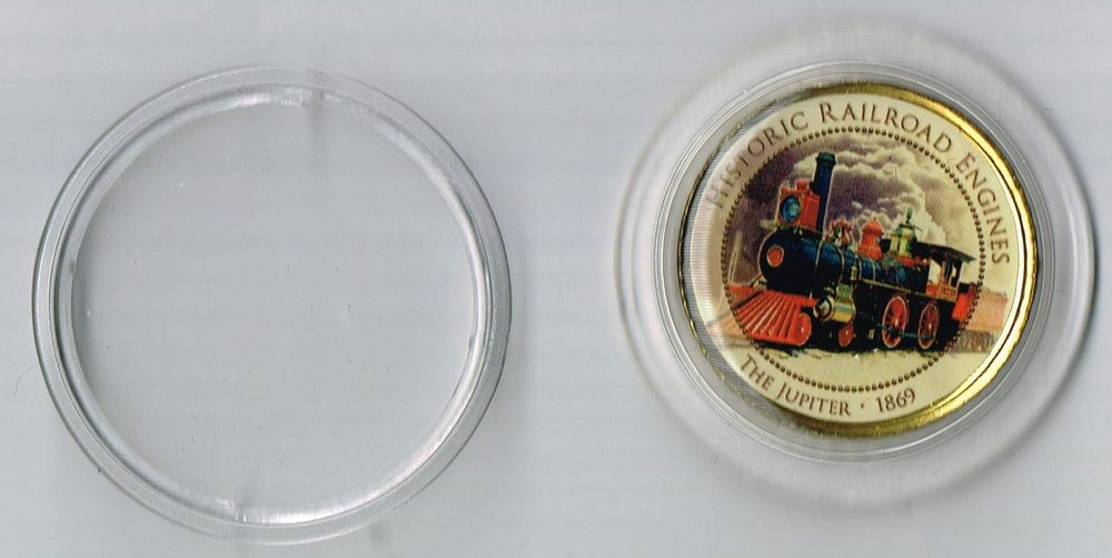 The Jupiter 1869_50 Euro Cent_Historic Railroad Engines | Kaufen auf ...