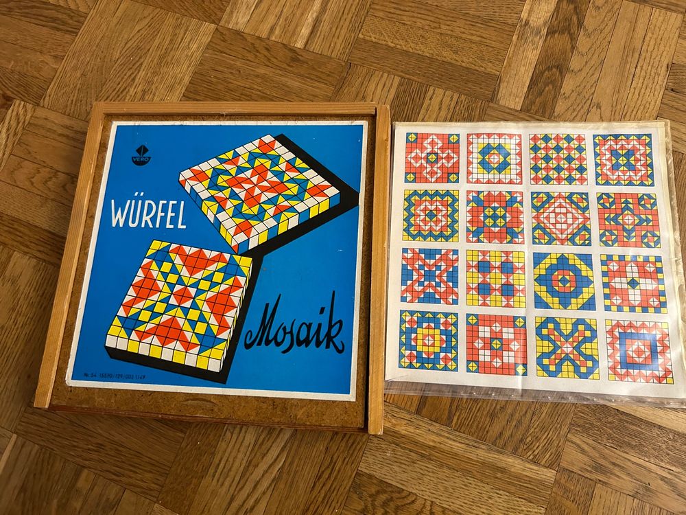 Mosaik Würfelspiel für Kinder aus Holz | Kaufen auf Ricardo