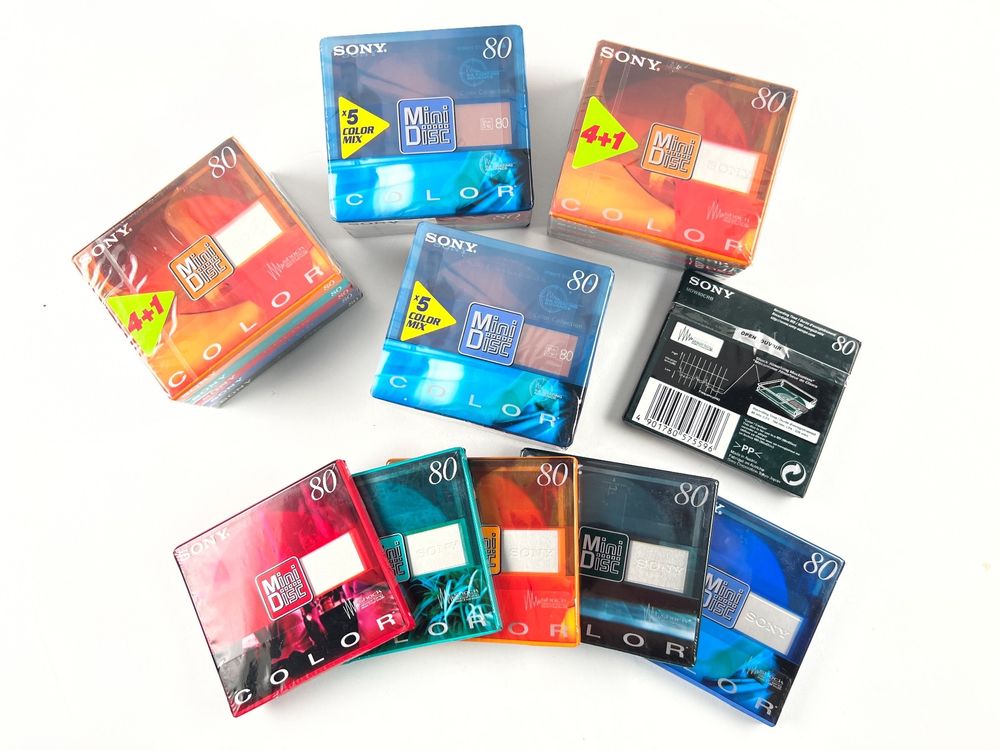 SONY 80 - Mini Discs - Neu in OVP - Mini Disks (Neu und originalverpackt) in Langenthal für CHF ...