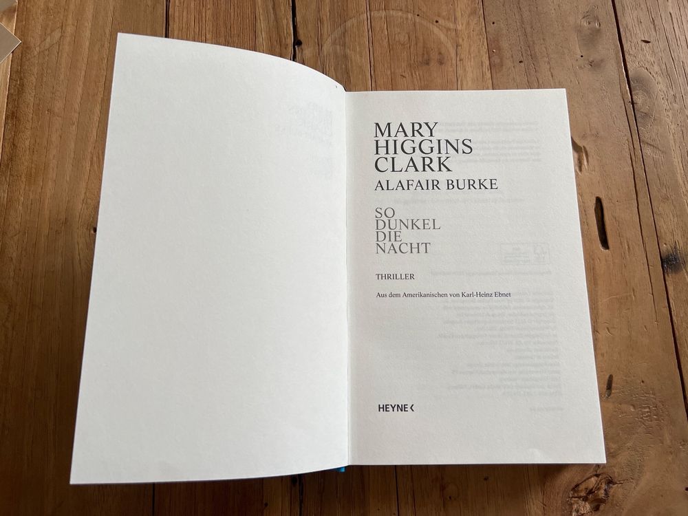 Mary Higgins Clark - So dunkel die Nacht (Gebraucht) in Zuchwil für CHF ... Mary Higgins Clark - So dunkel die Nacht (Gebraucht) in Zuchwil für CHF ...