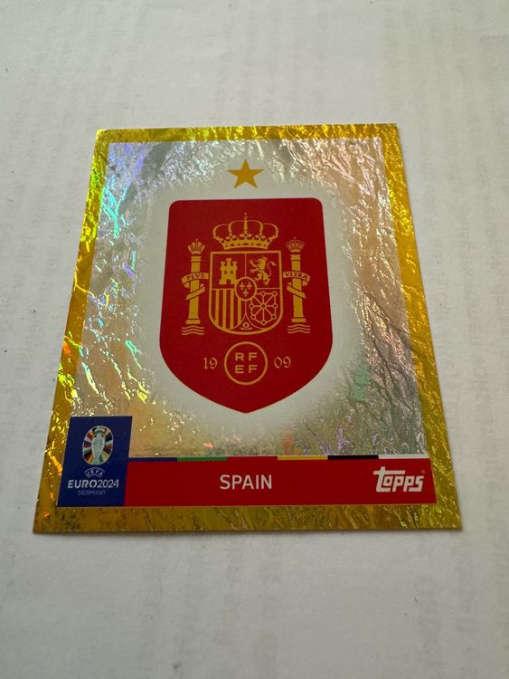 TOPPS EM 2024 / ESP 1 - WAPPEN - GOLD! | Acheter sur Ricardo
