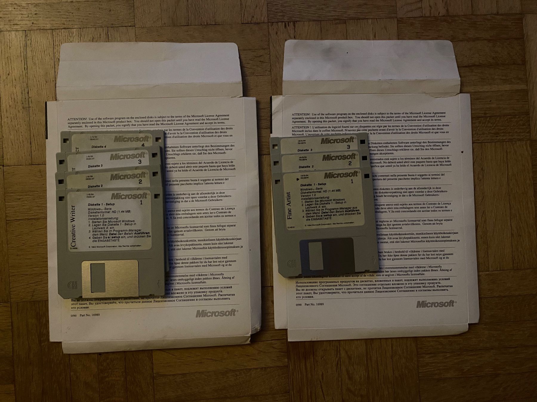 Microsoft Creative Writer und Fine Artist für Windows 3.1 (Gebraucht ...