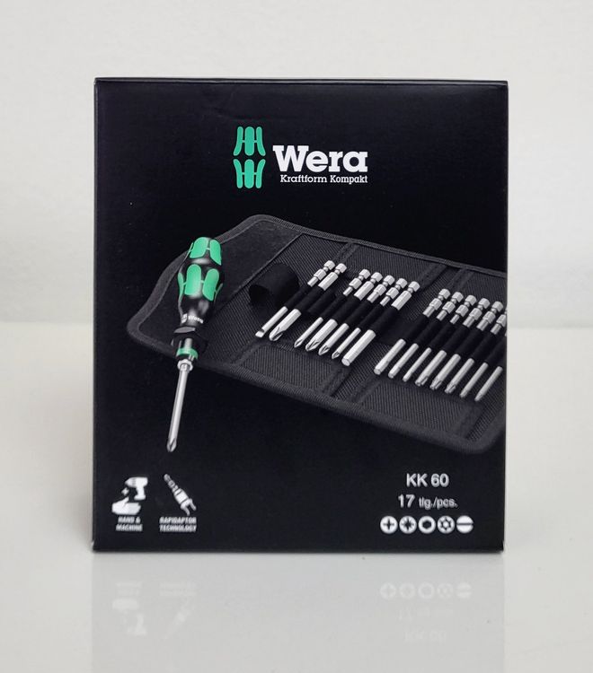 Wera KK 60 Schraubenzieger Werkstatt Bit-Schraubendreher 1/4 | Kaufen auf Ricardo