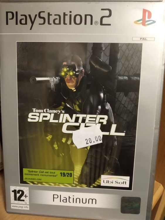 PlayStation 2 - PS2 - Tom Clancy's Splinter cell (FR) (D'occasion) à ...