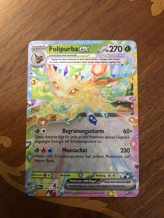Pokemon Karte: Folipurba ex ab 1.- (Neu und originalverpackt) in Worb ...