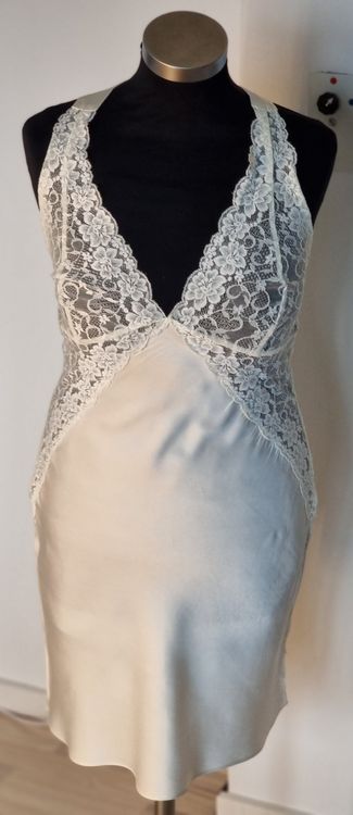 NEU: S 36 38 100% Seide Spitzen-Negligee AP Avant Première (Neu (gemäss ...