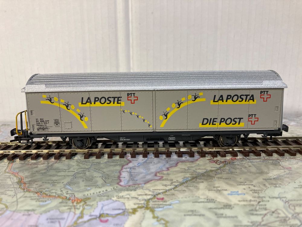 Roco SBB Schiebewandwagen DIE POST HO DC (Neu (gemäss Beschreibung)) in ...