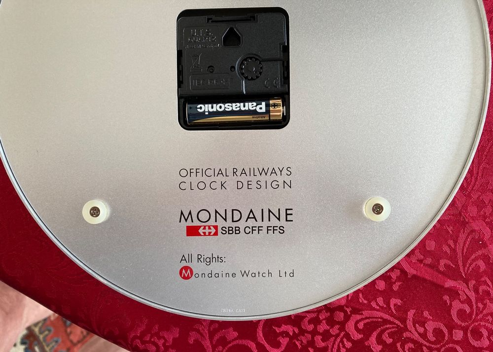 Schweizer Bahnhofsuhr MONDAINE SBB CLOCKS DURCHMESSER 25CM (Gebraucht) in für CHF 77 – mit ...