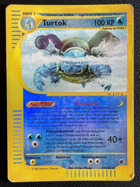 Turtok 37/165 Reverse Holo Rare Pokémon Expedition (Neu (gemäss ...