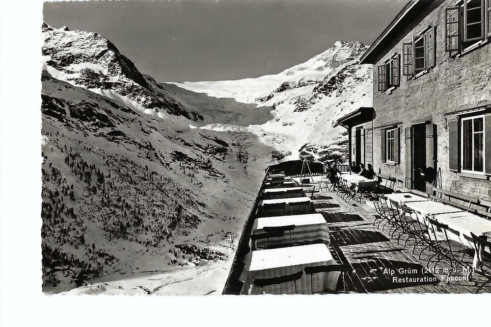 ALP GRÜM Restaurant Fanconi, Berninapass, Palügletscher | Kaufen auf ...