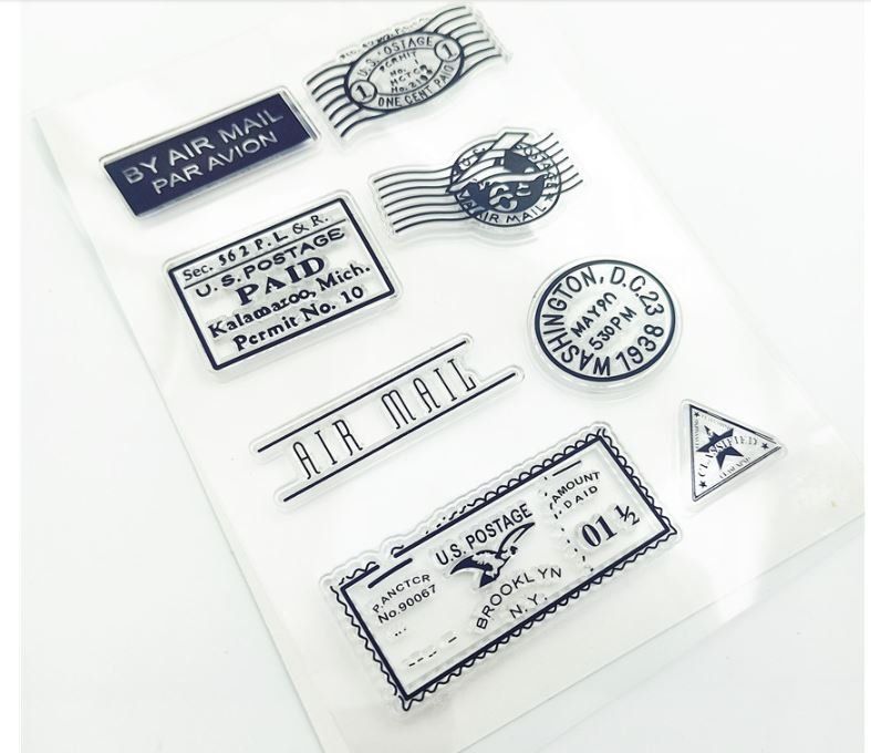 Neues Motivstempel-Set Post-Stempel, Briefstempel NEU (Neu und ...