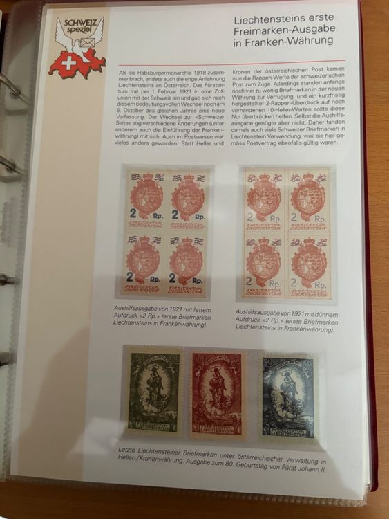 Album Schweiz Spezial mit 27 Einlagen (Gebraucht) in Murgenthal für CHF 10 – mit Lieferung auf ...