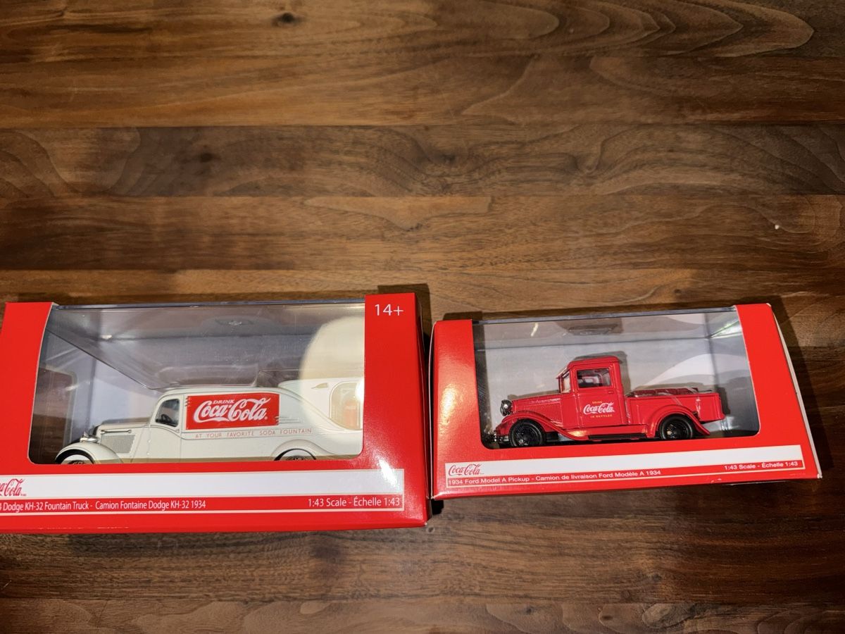 Coca Cola 1934 Dosge KH 32 und 1934 Ford Model A Pickup (Neu und ...