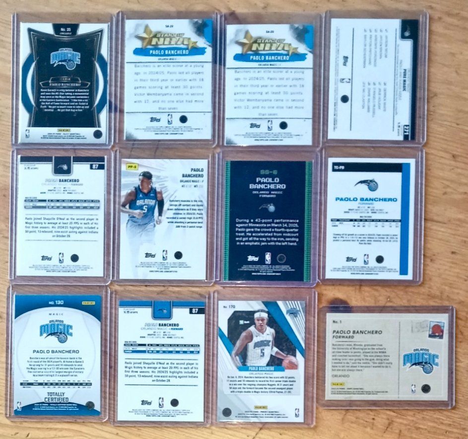 Paolo Banchero NBA cards lot (Neuf (Voir description)) à Vallorbe pour ...