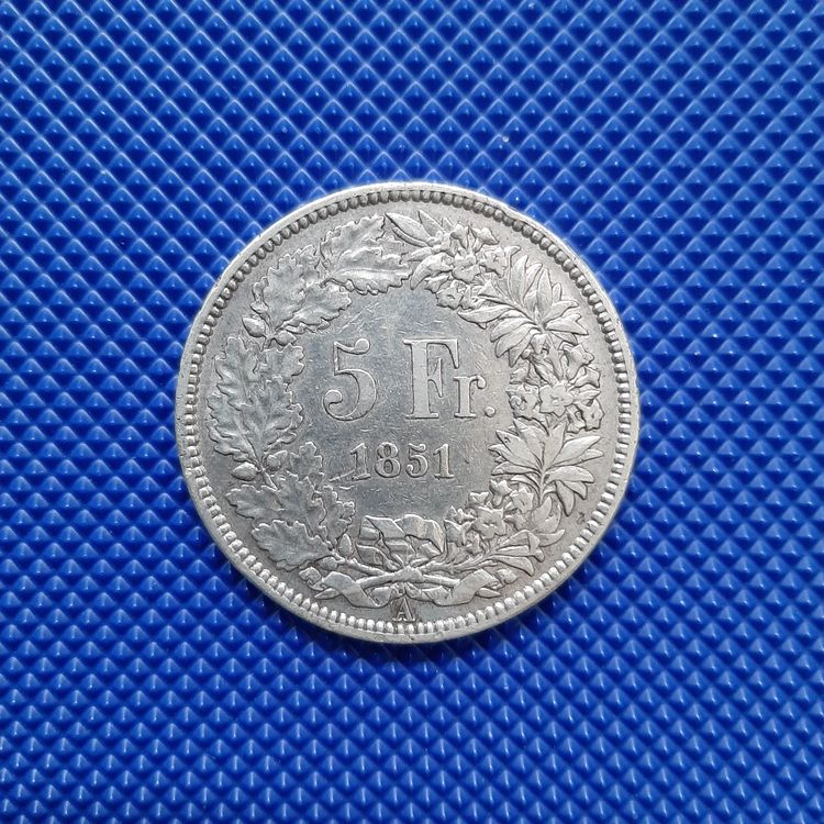 5 Fr. 1851 (Gebraucht) in Carouge GE für CHF 255 – mit Lieferung auf Ricardo kaufen