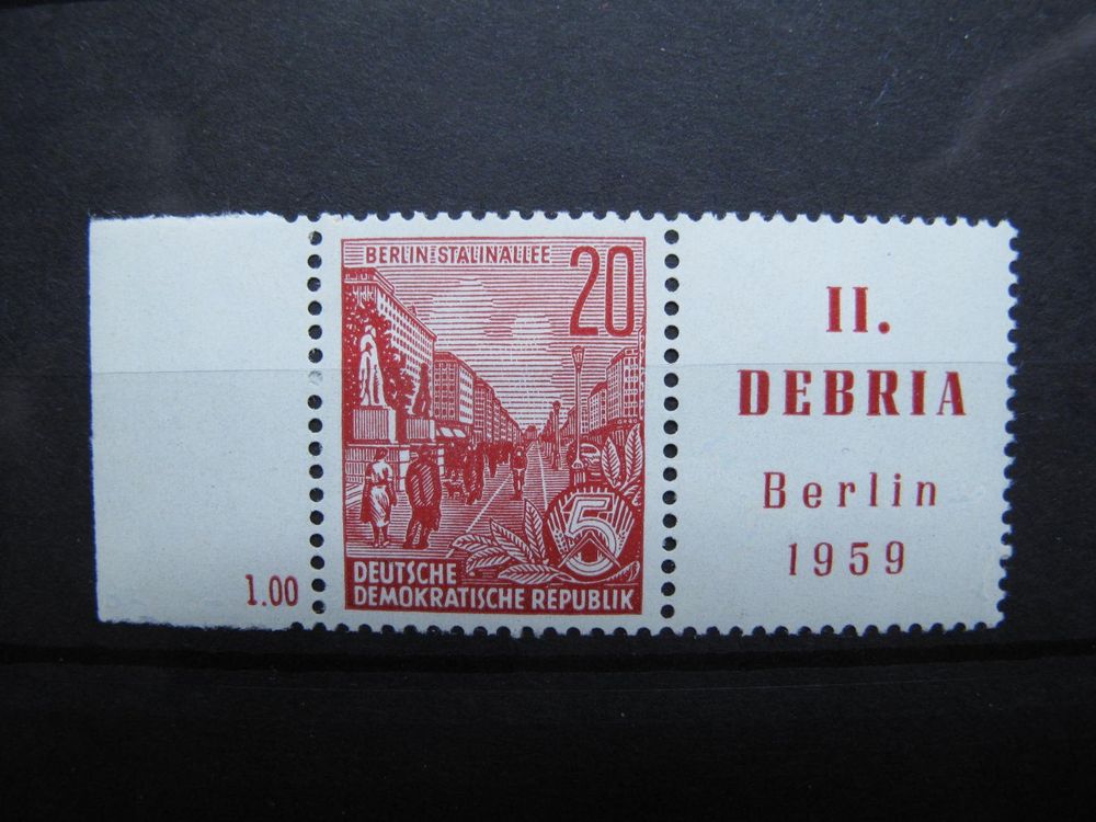 DDR 1959 Fünfjahresplan DEBRIA ** (Gebraucht) in Wil SG für CHF 1.2 – mit Lieferung auf Ricardo ...