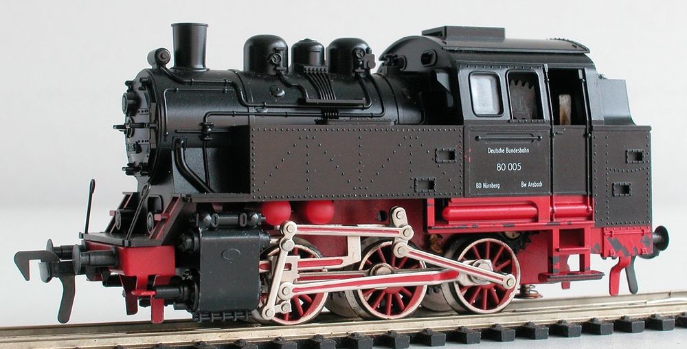 Fleischmann Tenderlokomotive BR 80 der DB Spur H0 (Gebraucht) in ...