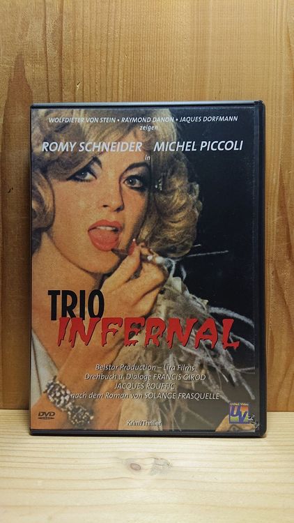 TRIO INFERNAL DVD mit Romy Schneider und Michel Piccoli 1974 | Kaufen ...