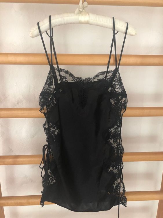 Negligee mit schwarzer Spitze (Gebraucht) in Stallikon für CHF 6 – mit ...