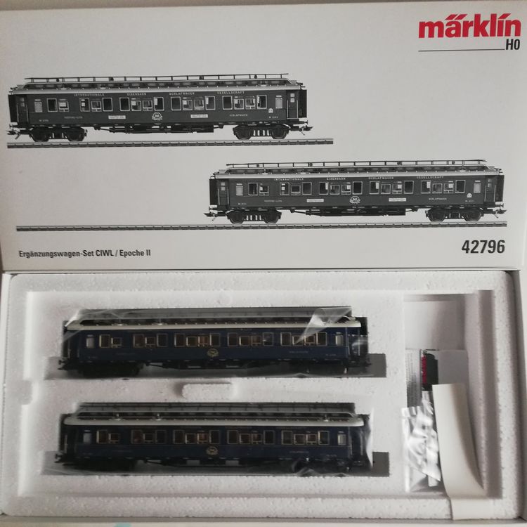 Märklin 42795 & 42796 CIWL Orient-Express Personenwagen-Set (Neu und originalverpackt) in Riehen ...