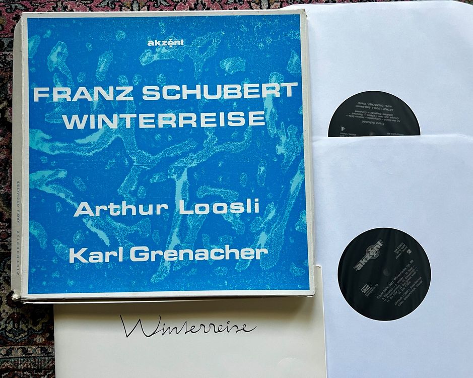 Schubert Winterreise Arthur Loosli Karl Grenacher 2LP Box 🛀 (Gebraucht ...