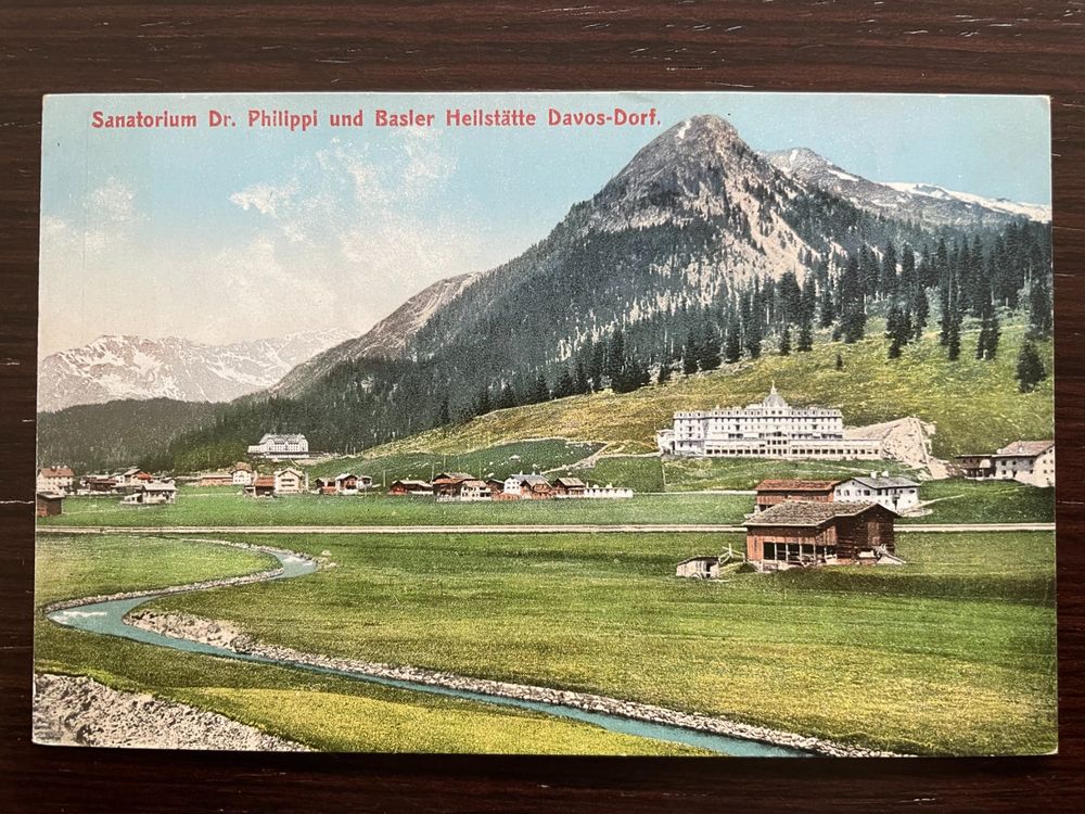 DAVOS - DORF Sanatorium Dr. Philippi und Basler Heilstätte (Gebraucht ...