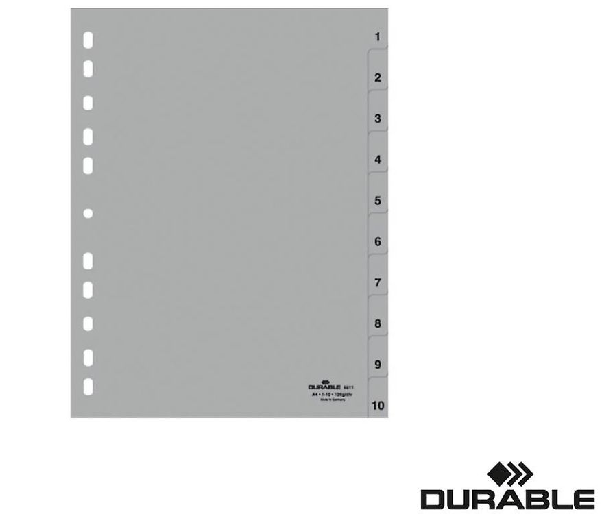 20 Pack Durable Register 1-10 (Neu und originalverpackt) in Necker für ...