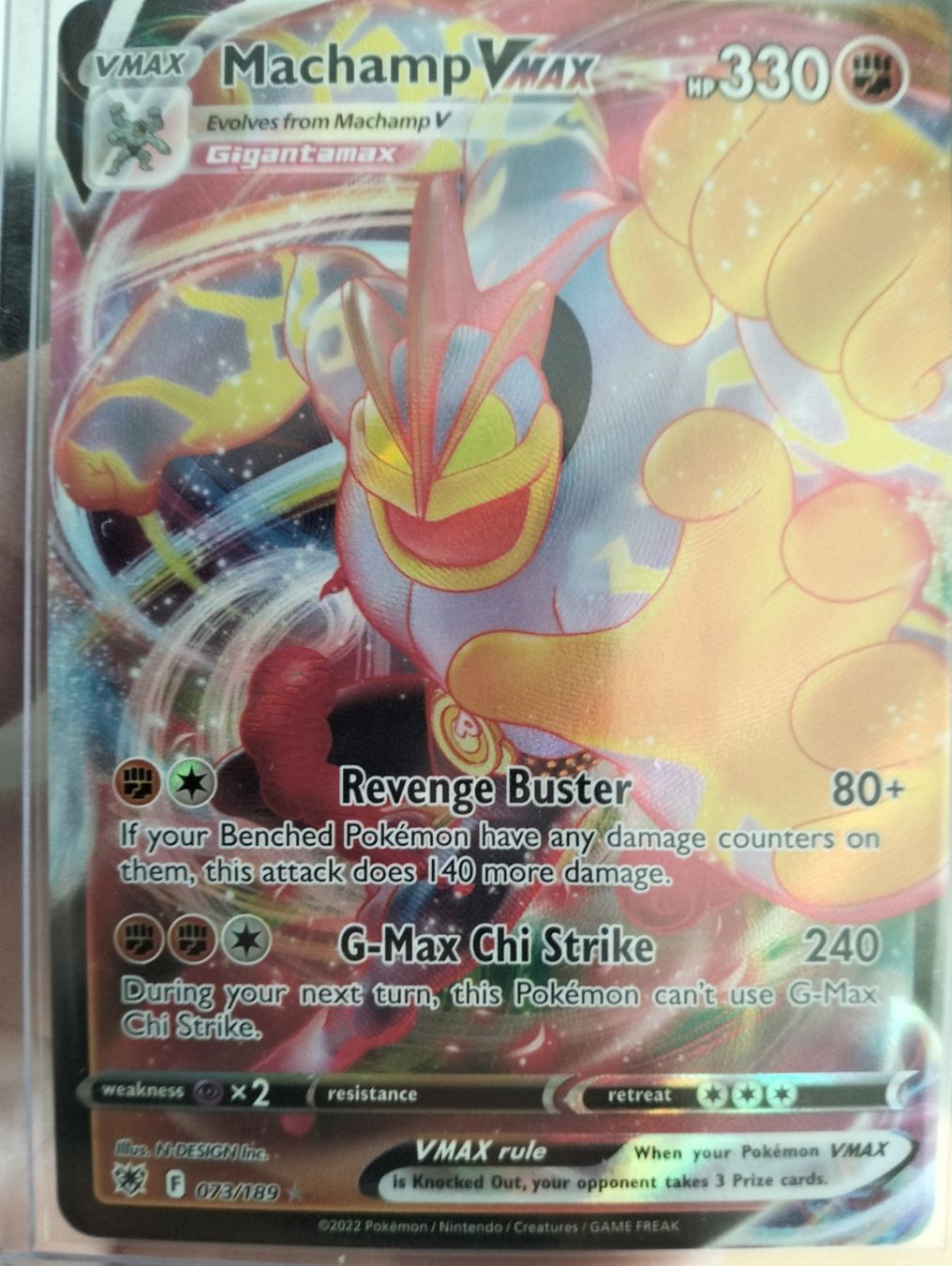 Machamp VMAX - Gigantamax - Pokemon Karte - Near Mint! (Neu (gemäss ...