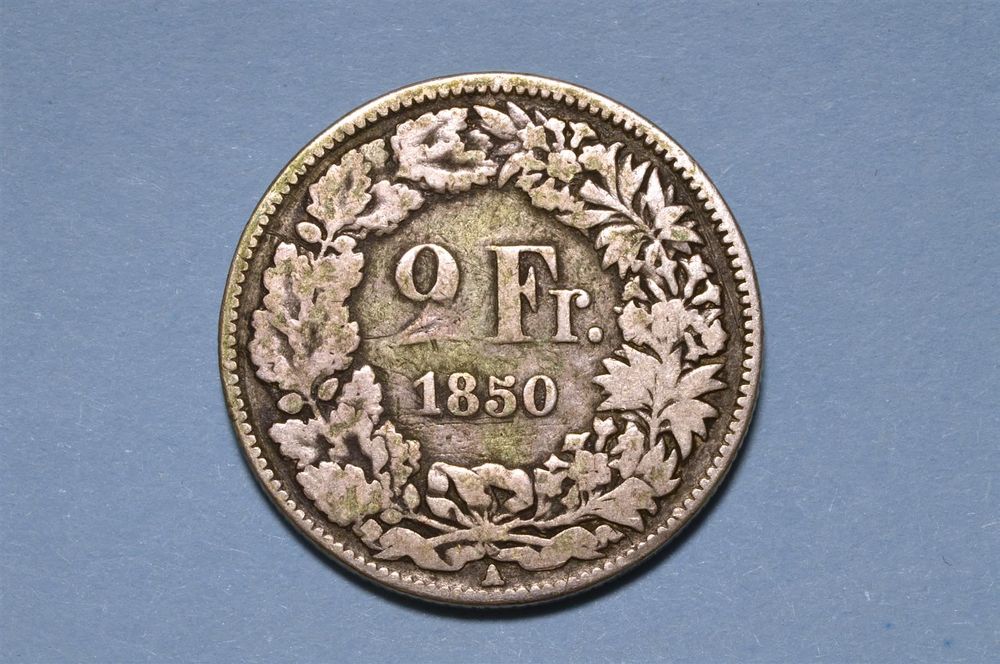 2 Franken 1850 (Gebraucht) in Oberglatt für CHF 198 – mit Lieferung auf Ricardo kaufen