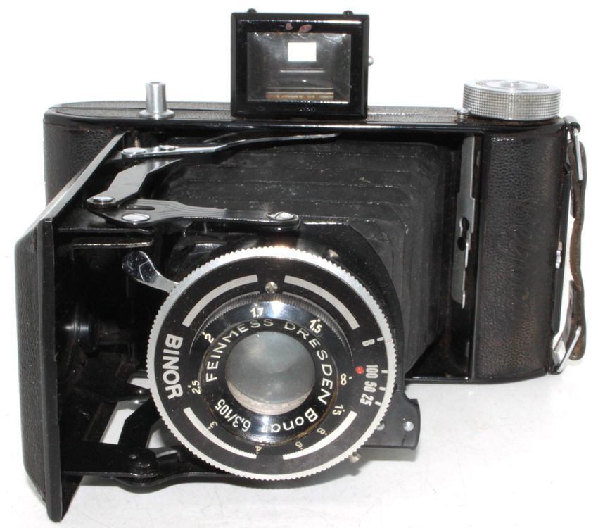 alte 6x9 Balgen-Klapp-Kamera BINOR Dresden (Gebraucht) in Allschwil für ...