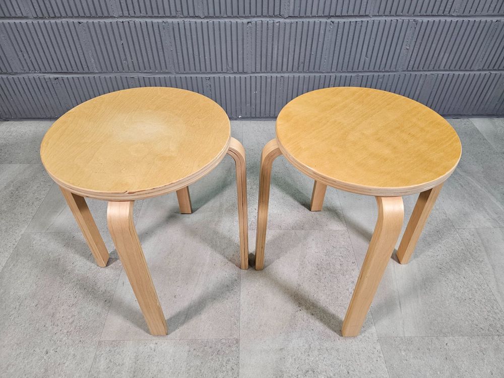 2 IKEA Frosta Stool Hocker, Stapelhocker Design Alvar Aalto (Gebraucht) in Nottwil für CHF 85 ...