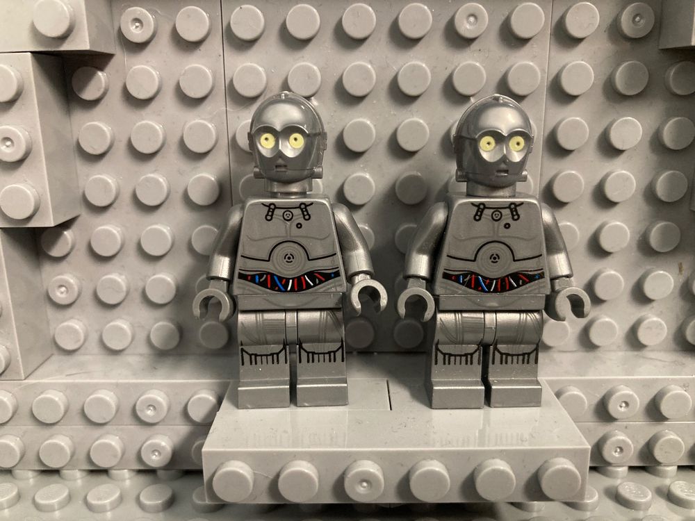 LEGO Star Wars Minifigur - Silver Protocol Droid 2x (Gebraucht) in Zug ...
