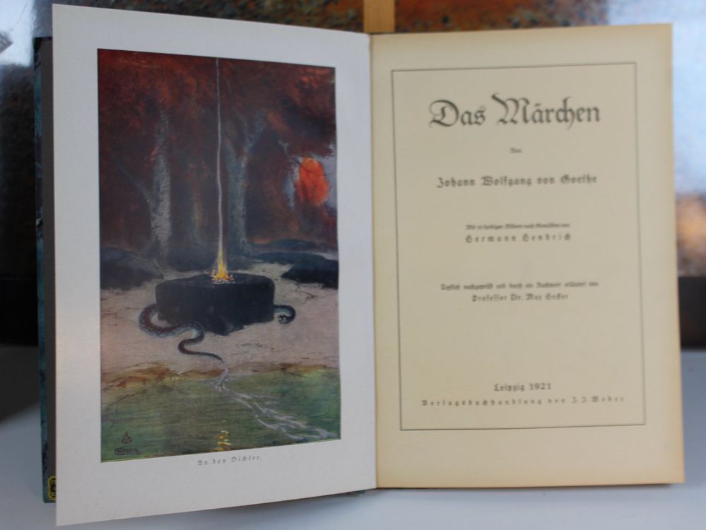 Goethe: Das Märchen (1921), illustriert von Hermann Hendrich (Gebraucht ...