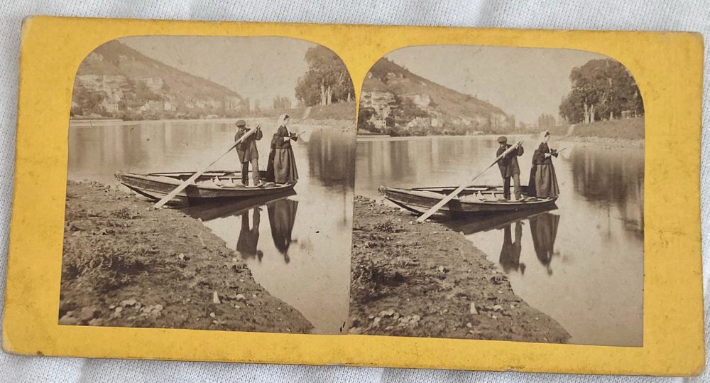 Schiff - Boot - Wasser - Stereofoto-Stereoskopie-Stereobild (Gebraucht ...