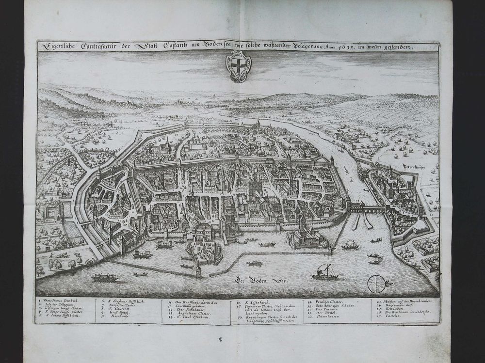 Konstanz Kupferstich von Merian (Gebraucht) in Rafz für CHF 175 – mit ...