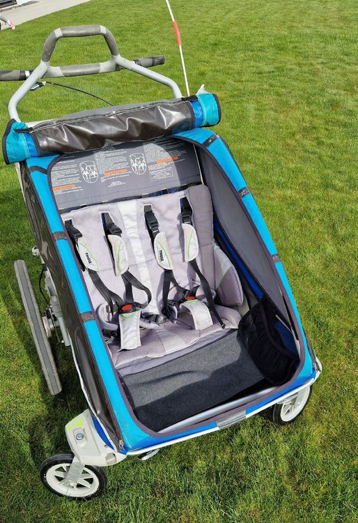 THULE Chariot CX2 + Buggy Set + Jogging Kit + 2x ezHitch | Kaufen auf Ricardo