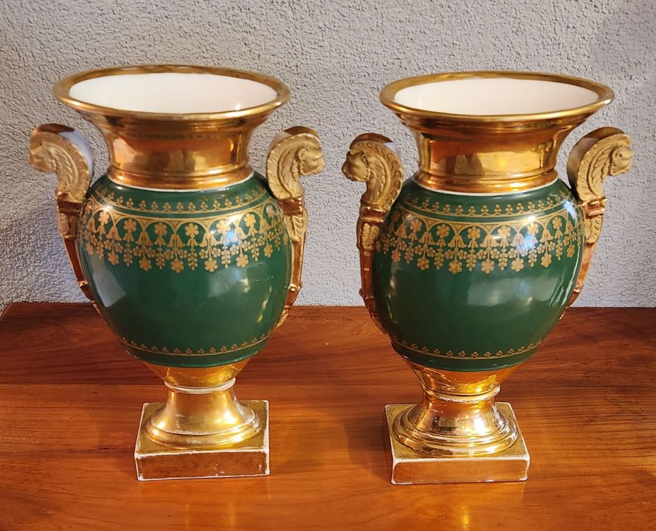 Paar Antike Empire Vasen um 1810 | Kaufen auf Ricardo