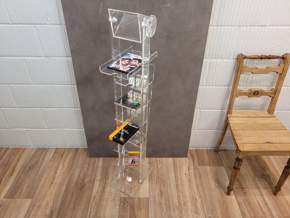 Plexiglas Verkaufsständer Ständerregal Acryl f. CD DVD etc. (Gebraucht ...