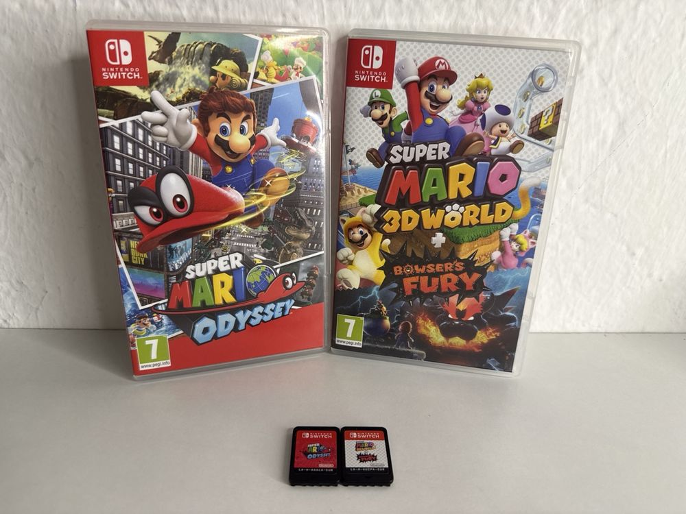 Super Mario Odyssey + 3D World Switch Games Bundle! (Gebraucht) in ...