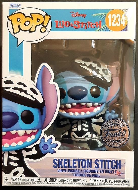 Funko Pop Disney Skeleton Stitch (Neu und originalverpackt) in Montet ...