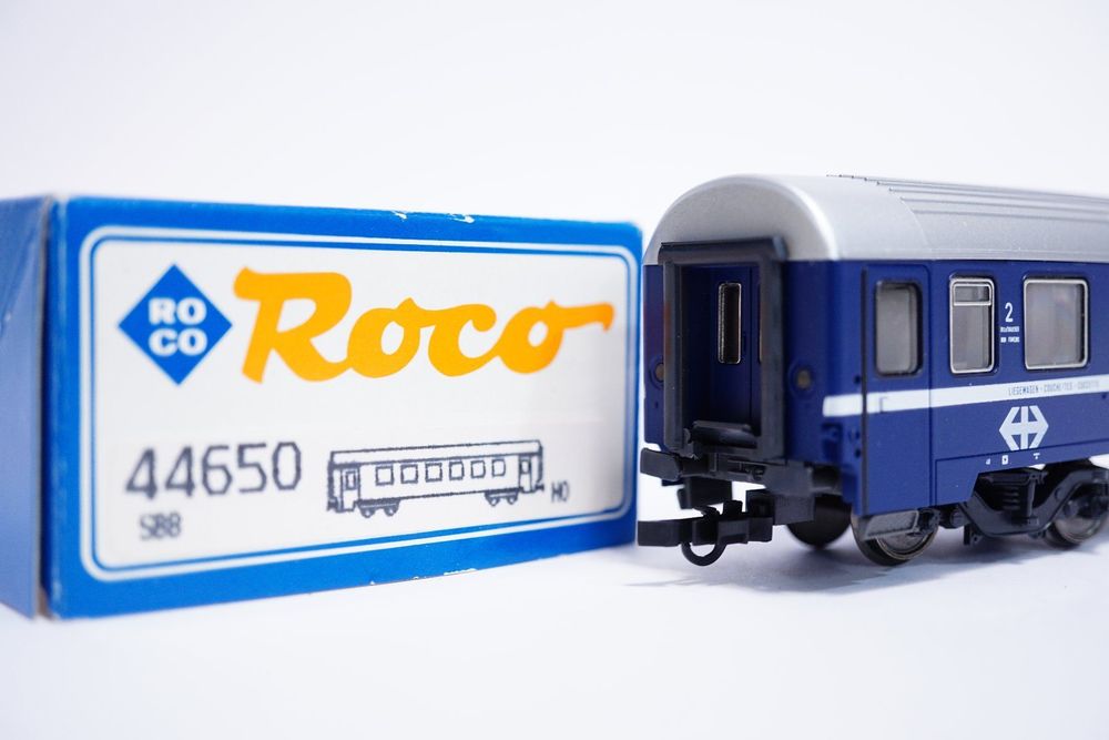 8∆ Roco 44650 SBB Eurofima Liegewagen blau 1:87 | Kaufen auf Ricardo
