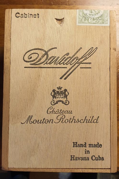 Holzbox Davidoff Chateau Mouton Rothschild von 1988 (Gebraucht) in ...